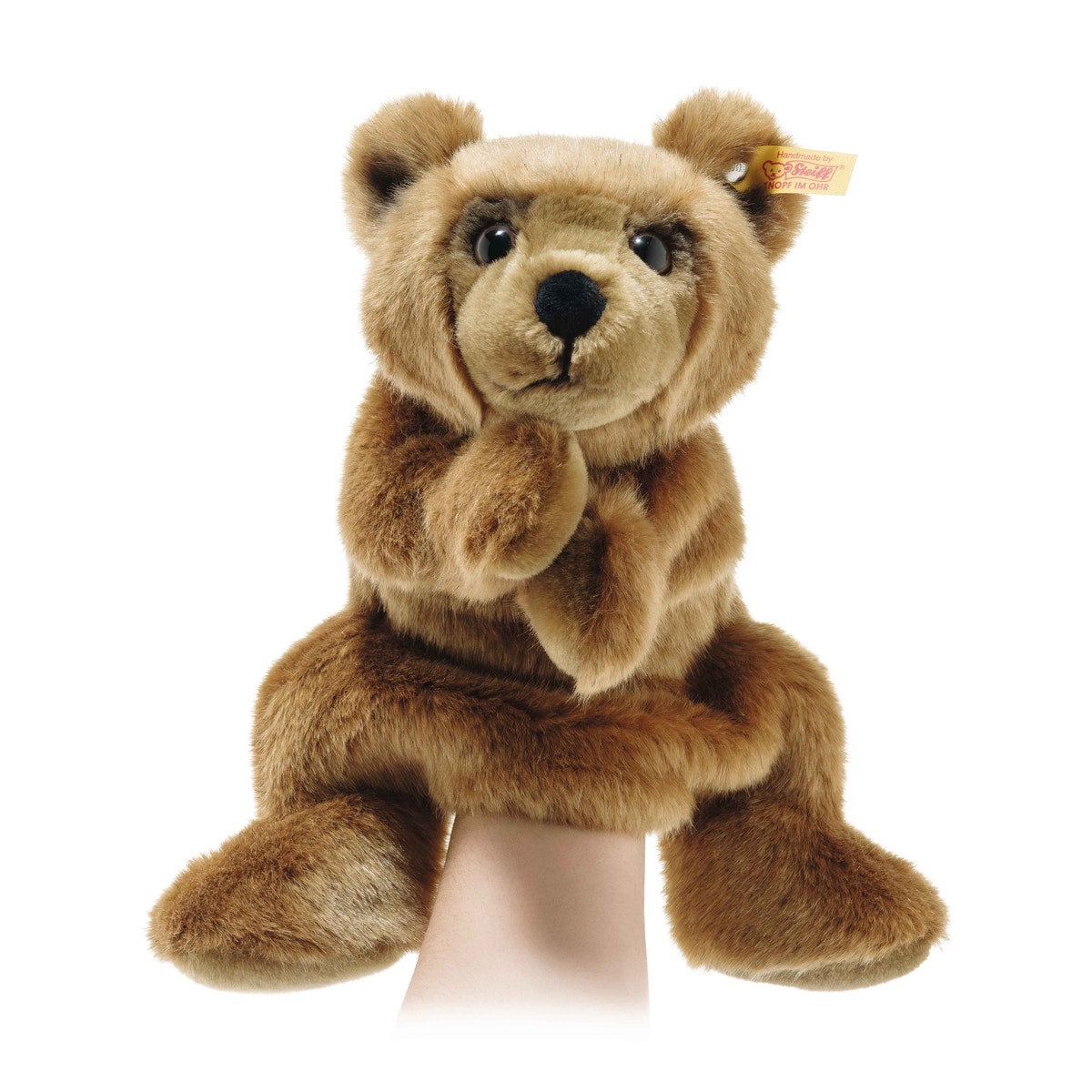 Hand puppet brown bear - Steiff.com