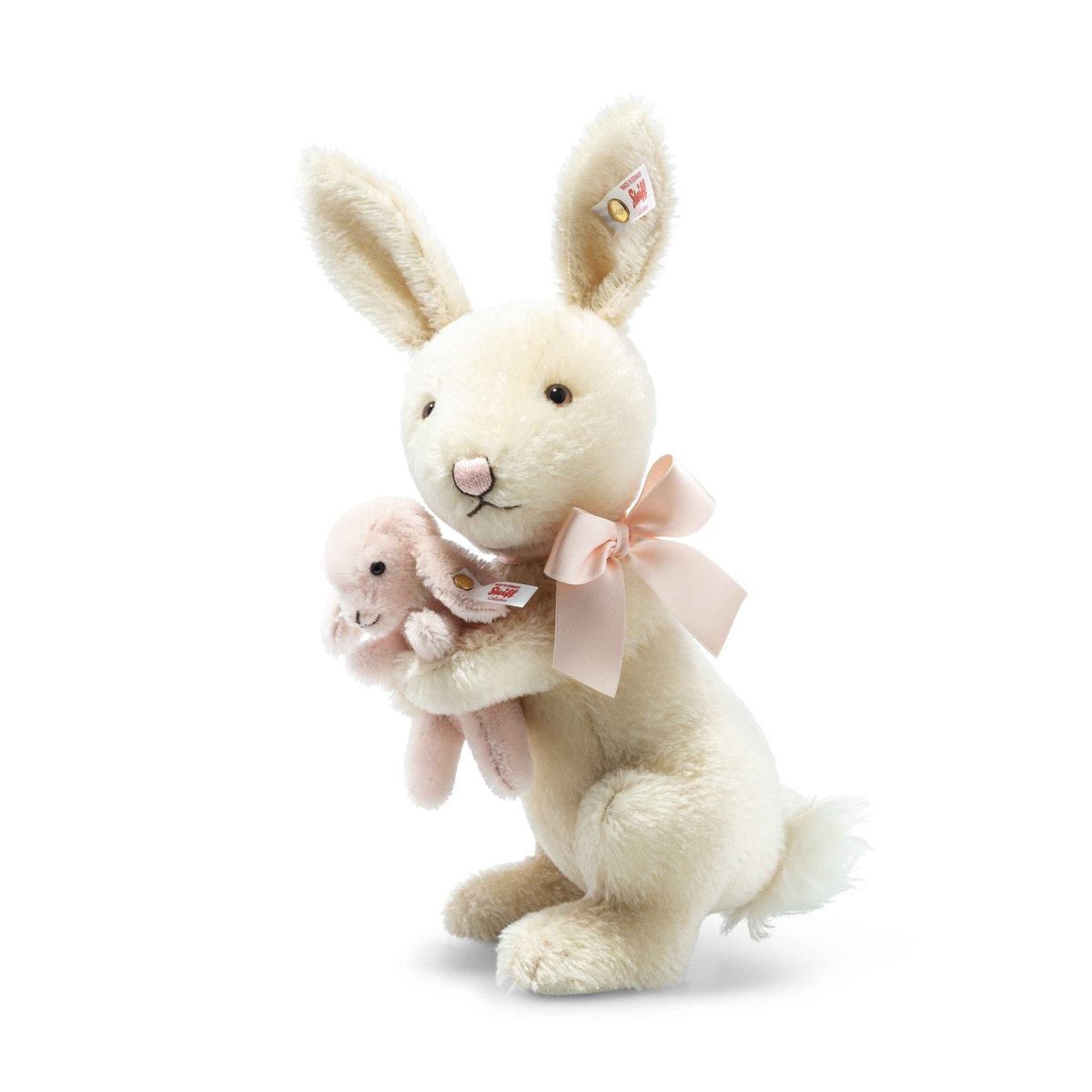 Rosie Rabbit & Baby Bunny , 23 cm, rosa - Steiff.com