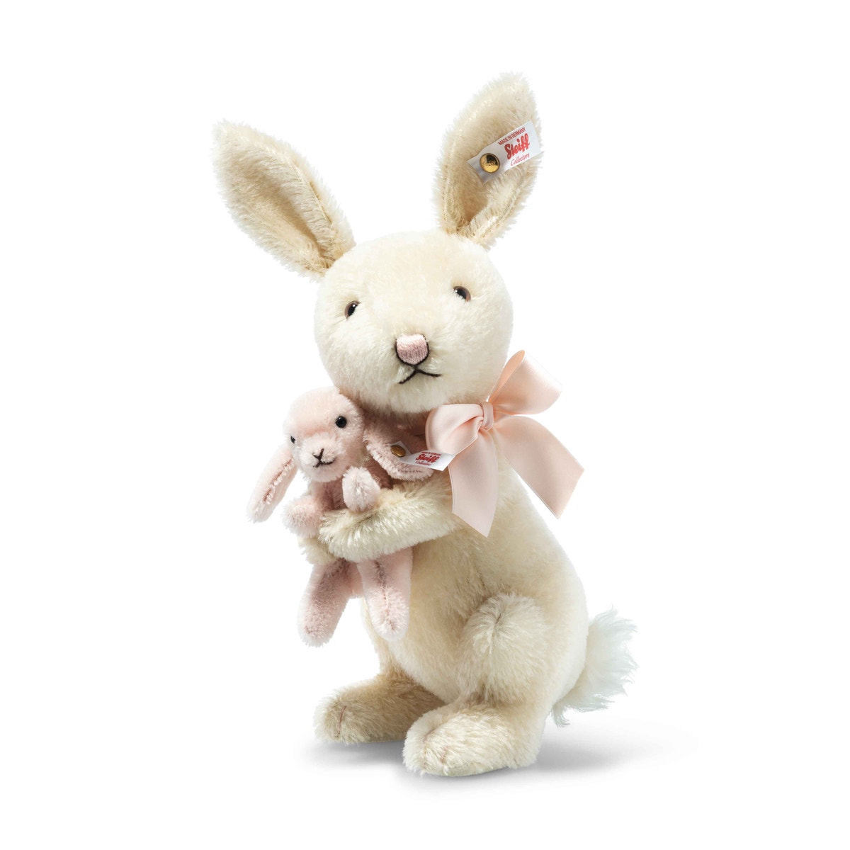 Rosie Rabbit & Baby Bunny , 23 cm, rosa - Steiff.com