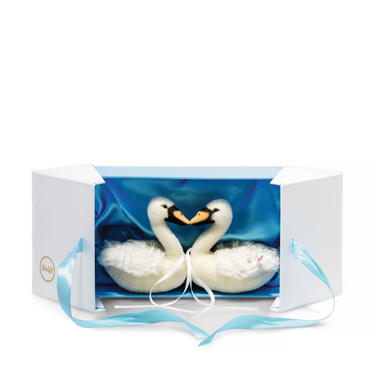 Wedding Swan set, 13 cm, white - Steiff.com