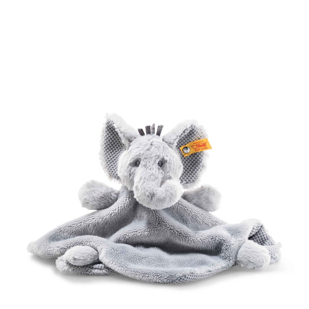 Soft Cuddly Friends Ellie elephant comforter, 26 cm, light grey ...