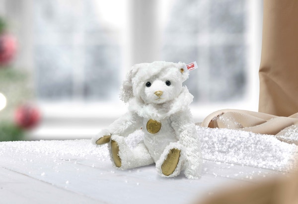 Teddies for tomorrow White Christmas Teddy bear, 30 cm, white - Steiff.com