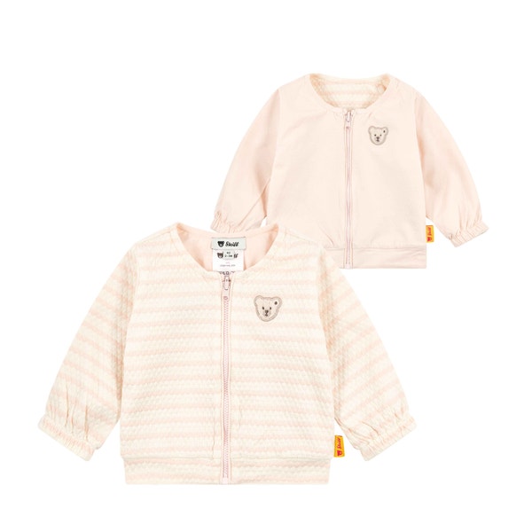 Sweat Jacket reversible, pink for Girls - Steiff.com
