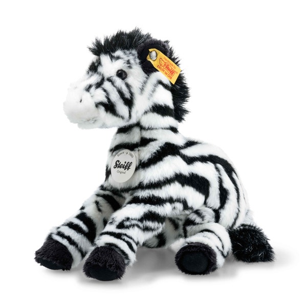 Zippy dangling zebra, 22 cm, white - Steiff.com
